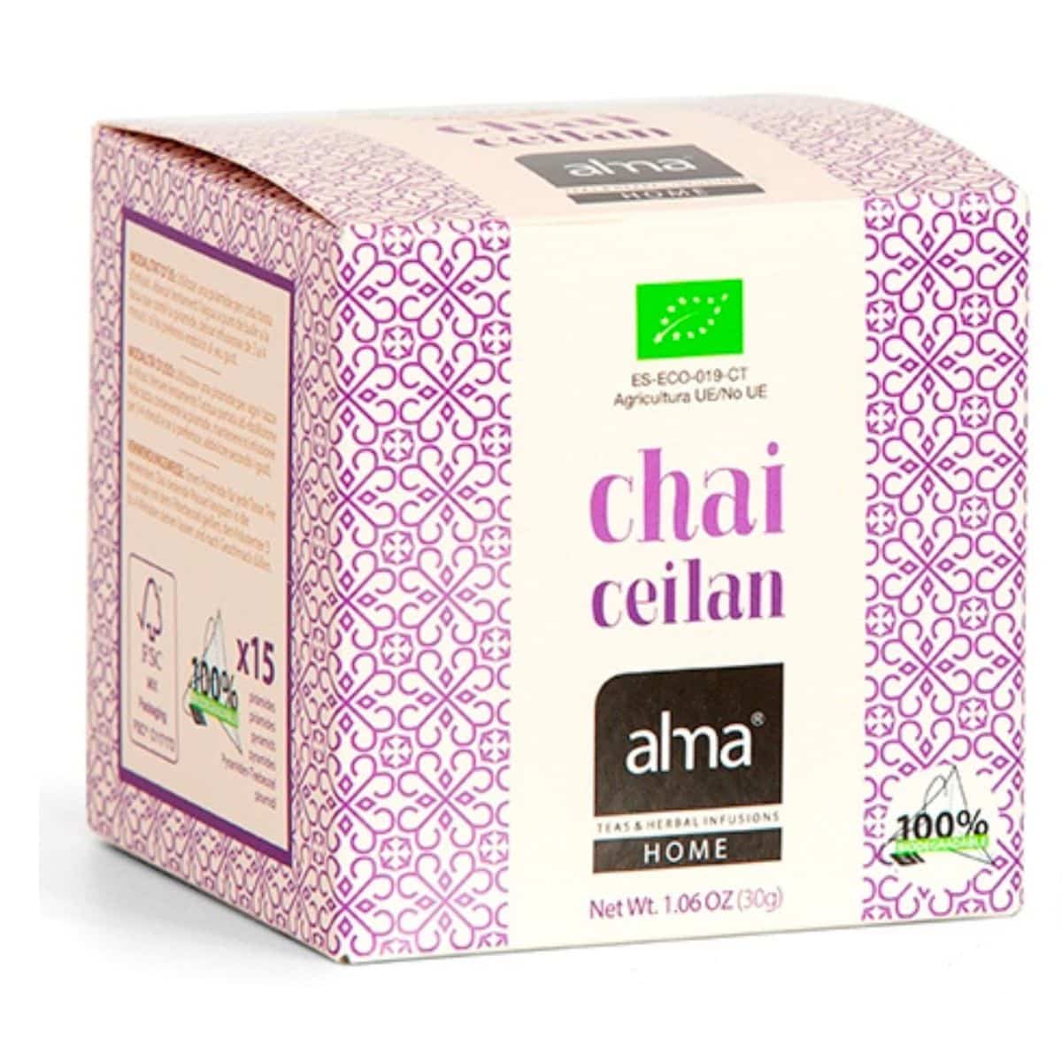 Infusiones Té Ceilan Chai 15 pirámides BIO | Cero Residuo - Tienda ...